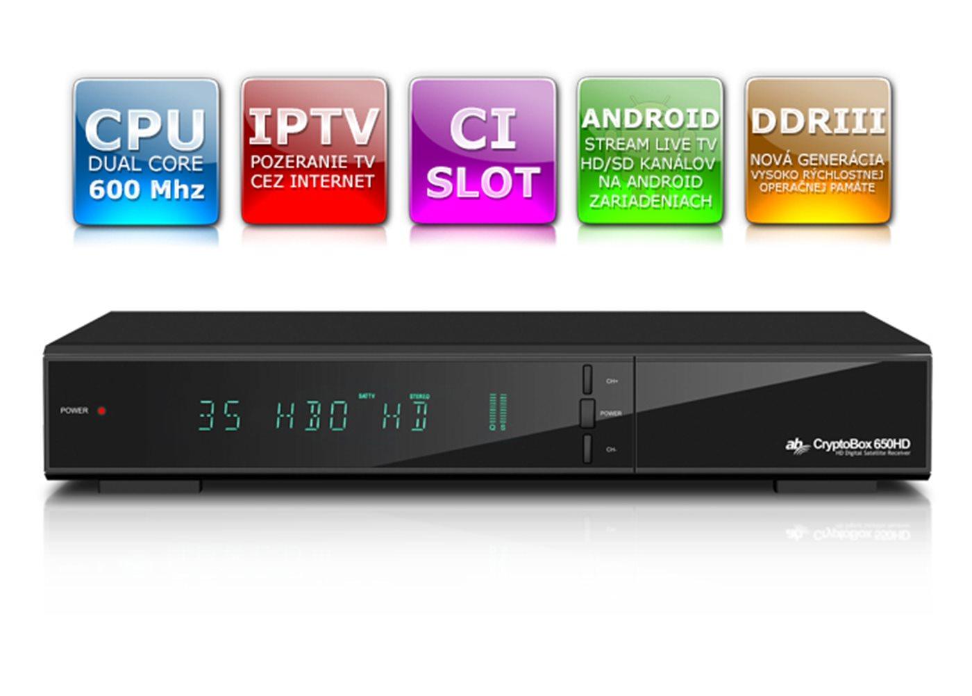 AB CryptoBox 650HD | kak.cz