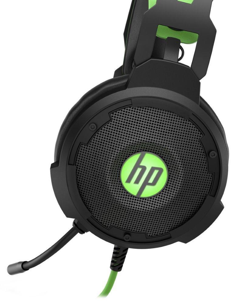 Herní sluchátka HP Pavilion Gaming 600 Headset černo-zelená | kak.cz